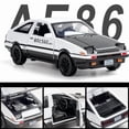 Alloy Diecast Scale Car Model of Initial D AE86, 1/32, Lights & Sounds ...