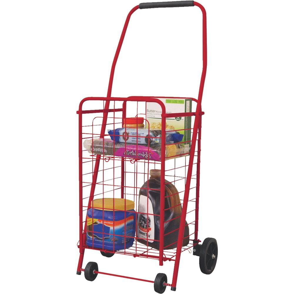 Ultra Hardware - Howard Berger Pop 'N Shop Shopping Cart With Shelf ...
