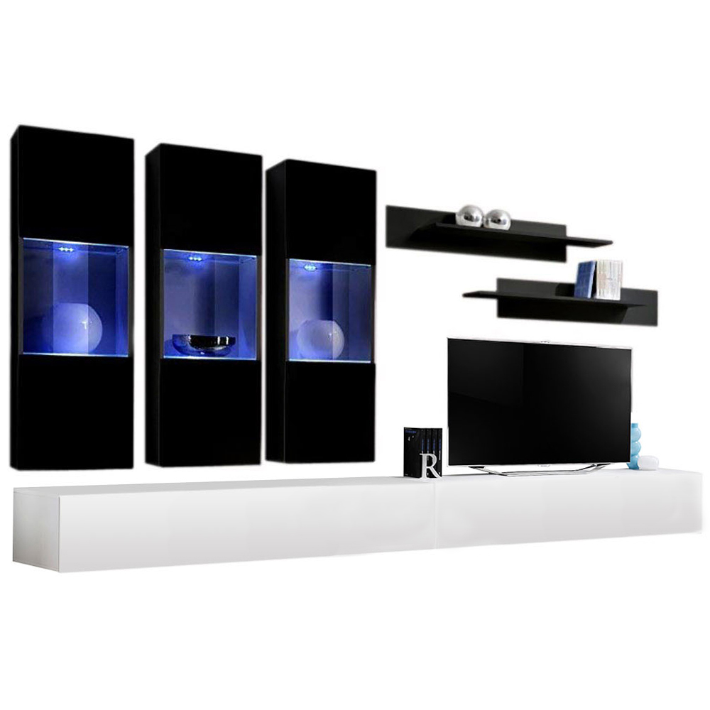 Fly E 30TV Wall Mounted Floating Modern Entertainment Center - Walmart.com