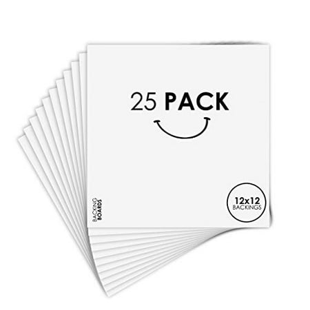 Golden State Art, Pack of 25, Picture Mat Matte White Backing Boards ...