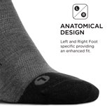 Feetures Merino 10 Cushion Quarter- Wool Athletic Socks for Men & Women ...