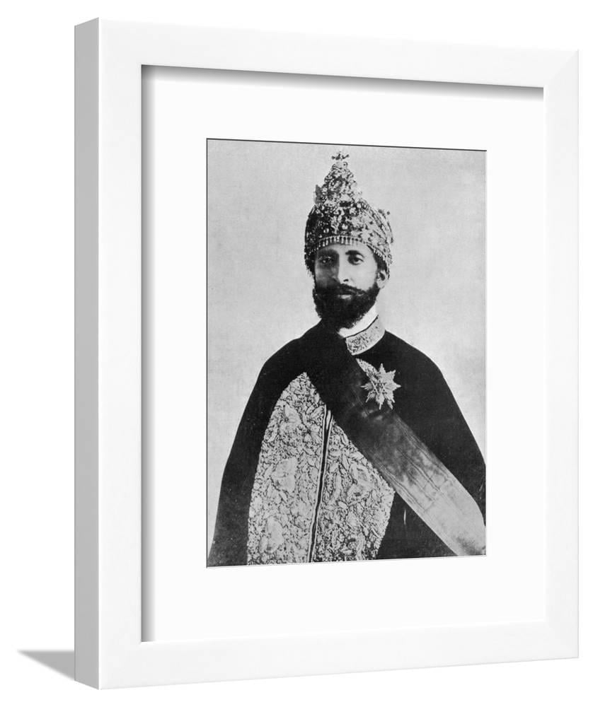 Haile Selassie Emperor of Ethiopia, Figurative Framed Art Print Wall ...
