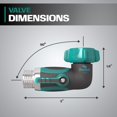 YANLIN-90 Degree Hose Elbow Angle Connector with Shut Off Valve - 2025 ...