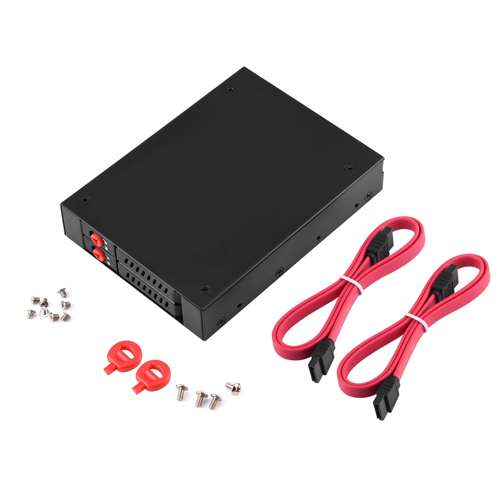 Domqga HDD Rack, Mobile Rack, Internal Dual-Bays 2.5 SATA HDD/SSD ...