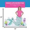Mermaid Sparkle Tail Photo Booth Prop - Birthday Party Decorations ...