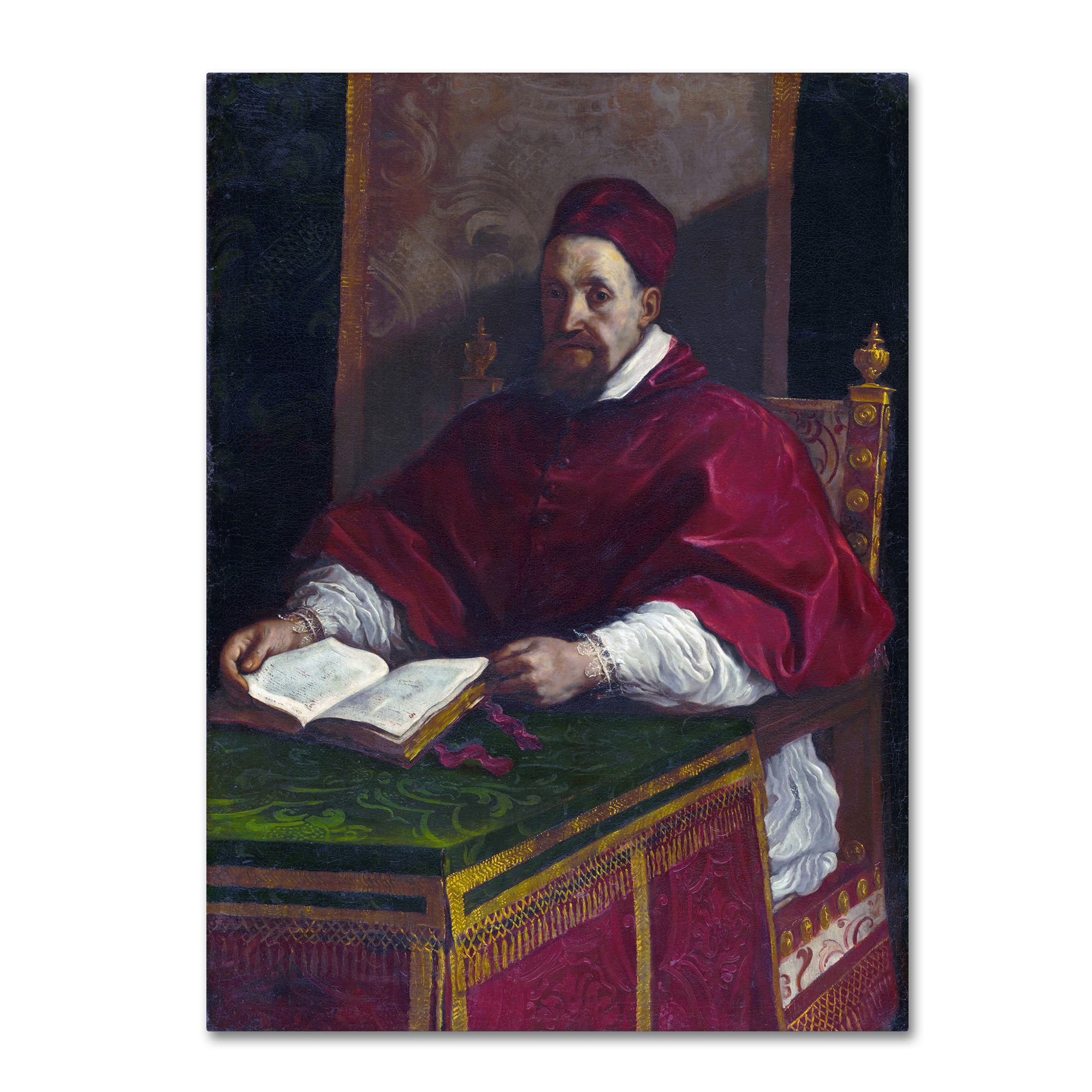 Trademark Fine Art 'Pope Gregory Xv' Canvas Art by Guercino - Walmart.com