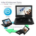 PYLE PDV101BK - 10’’ Portable CD/DVD Player, HD Widescreen Display ...