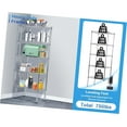 Fuliko 5-Tier Metal Wire Shelving Unit with Height, NSF Certified ...