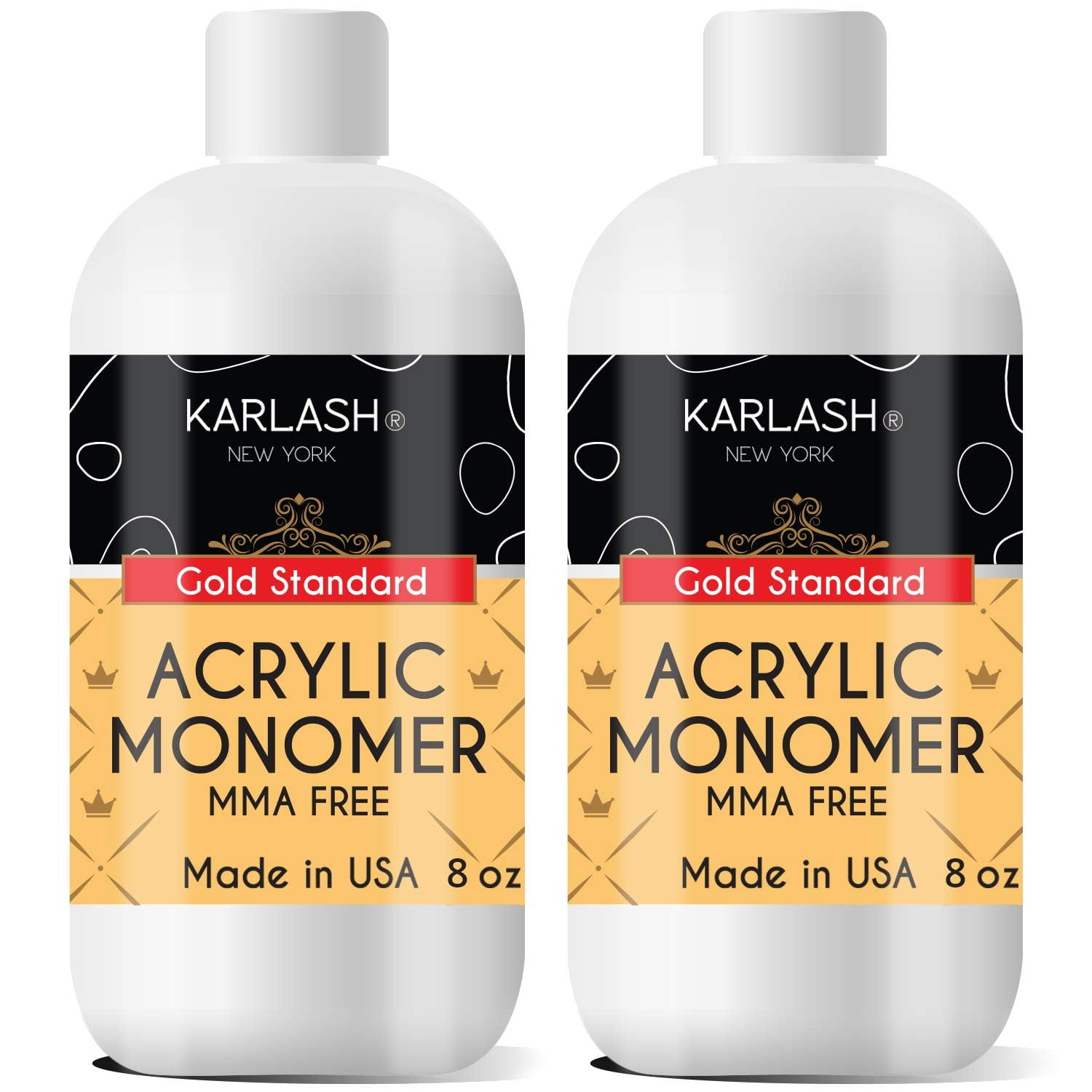 Karlash Professional Ultra Acrylic Liquid 8oz Monomer MMA FREE for ...