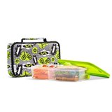 FIT & FRESH 841JL409 GREEN BENTO BOX LUNCH SET IN SURF PRINT - Walmart.com
