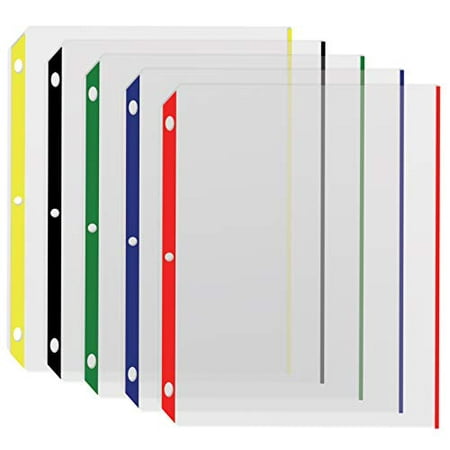 Color Edge Sheet Protectors, 100/Box, by Better Office Products, Color ...