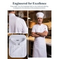 10-Pack Professional Chef Uniform Set - 30pcs Total (10 Jackets, 10 ...