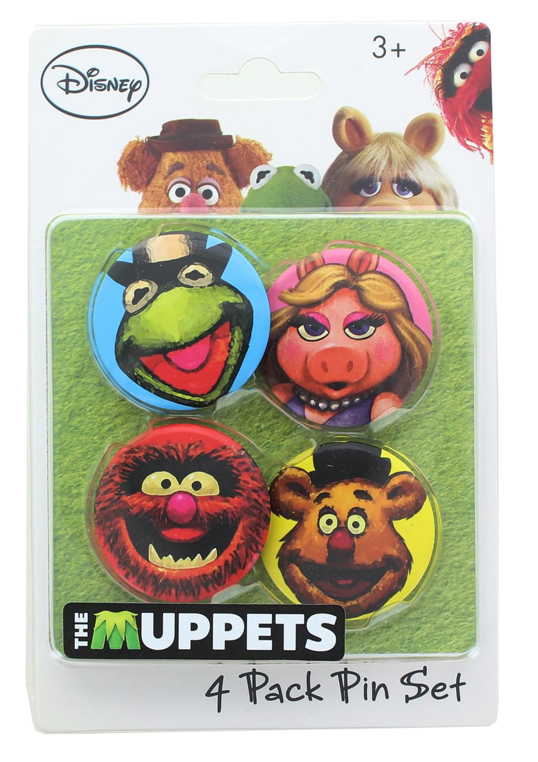 Disney The Muppets 1.25 Inch Collectible Button Pins | Set of 4 ...