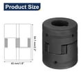 2 Pack 3/4" to 7/8" L075 Flexible 3-Piece L-Jaw Coupling Coupler Set ...