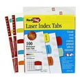 Laser Printable Index Tabs 1/5-Cut Tabs, Assorted Colors, 1.13" Wide ...