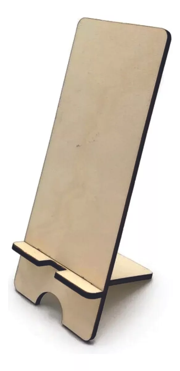 20 Bases Porta Celular De Mdf Soporte Exhibidor De Telefonos | Bodega ...
