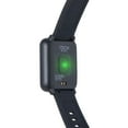 iTech Fusion Unisex Smart Watch & Fitness Tracker Black Case & Black ...