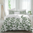 4 Piece Duvet Cover Set Queen, Spring Plants Ivy Soft Breathable ...