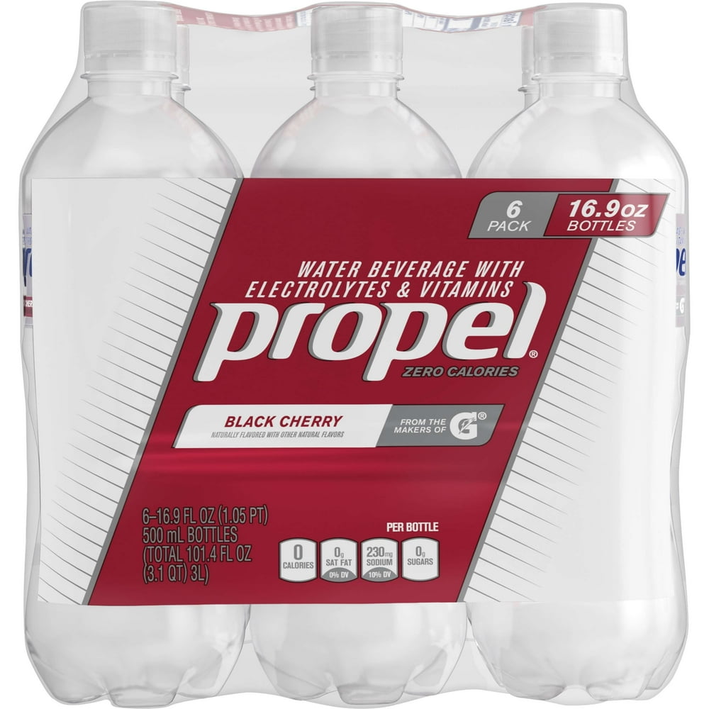 Propel 500ML 24 Pk Black Cherry - Walmart.com - Walmart.com