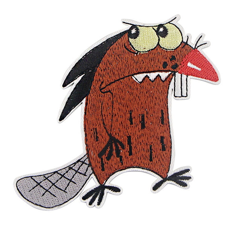 Angry Beavers Daggett Character 3.75 Inches Tall Embroidered Iron On ...