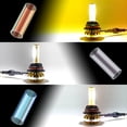 AKKON - For COBRA H4 9003 Gold 12V 60W 4900LM High/Low LED Headlight ...