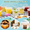 24OZ Drink Buckets with Lids and Straws, PP Disposable Cups for ...