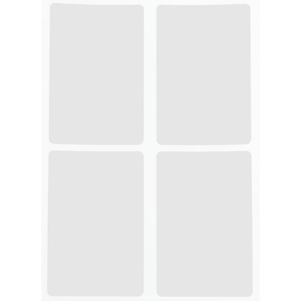 Name tag Sticker Labels in White 3x2 - Rectangular Label (7.5cm x5cm ...