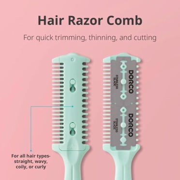 Conair Barber Comb, Classic Design Section & Trim, Black - Walmart.com
