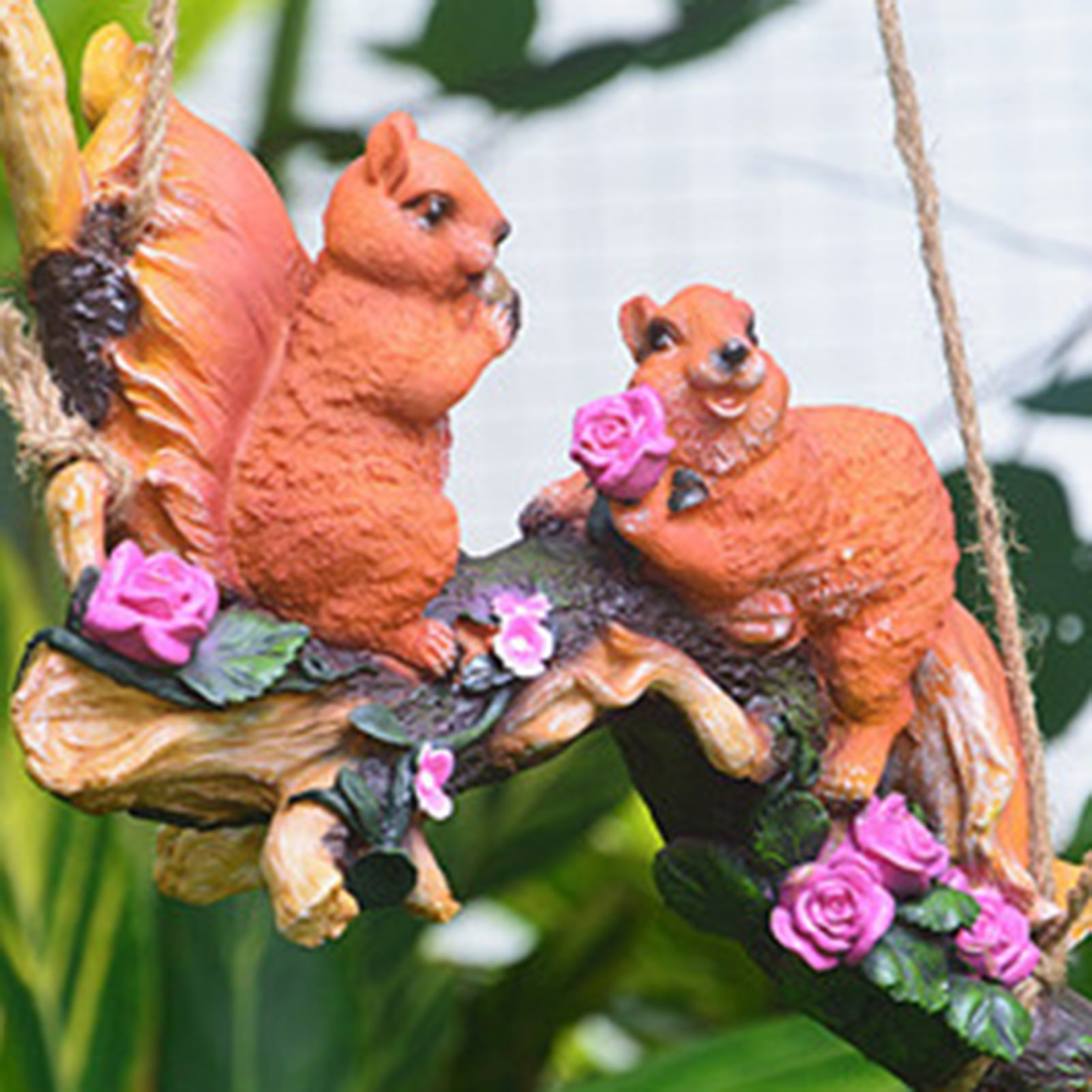 Travelwnat Squirrel Up Tree Garden Tourist Outdoor Sculpture-Gifts ...