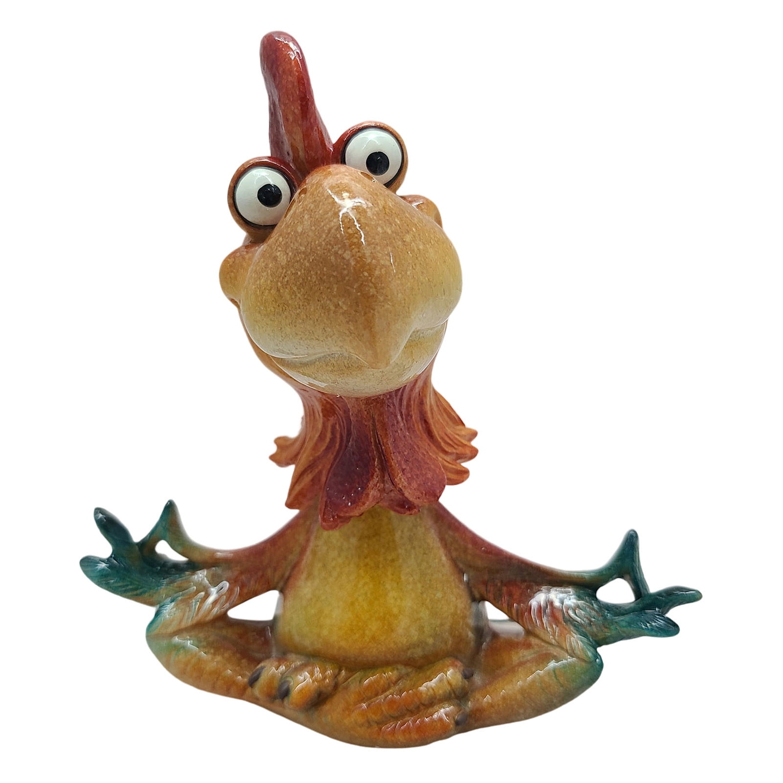 Click here for Laijunchiii Meditation Chicken Figurine Statue Des... prices
