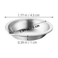 RENACLIPY Stainless Steel Paint Palette for Color Mixing and Painting ...