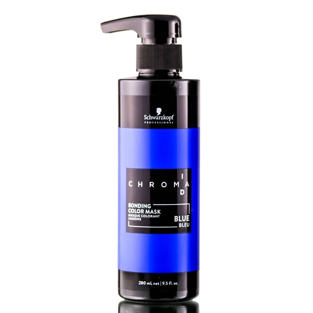 Máscara de color Schwarzkopf Professional Chroma ID Bonding 9.5oz azul ...