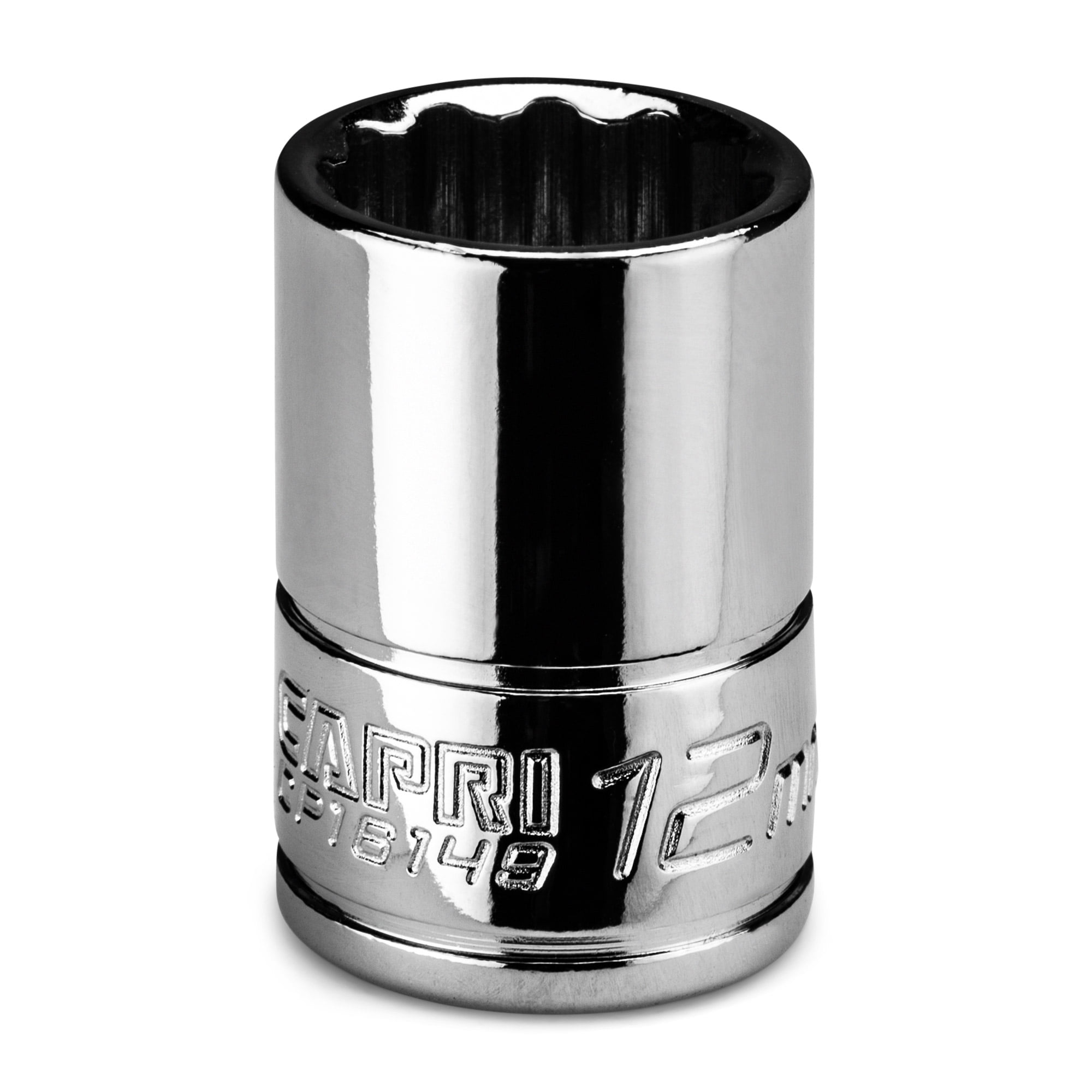 Capri Tools 12 mm Shallow Socket, 1/4 in. Drive, 12-point, Metric ...