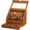 Cologne Organizer for Men, Wood Perfume Organizer Storage with Drawer ...