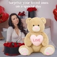 Tezituor 43.3'' Teddy Bear Giant Teddy Bear Stuffed Animal Hold Love ...