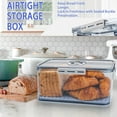 Bread Boxes For Kitchen Counter,Airtight Time Recording Kitchen Storage ...