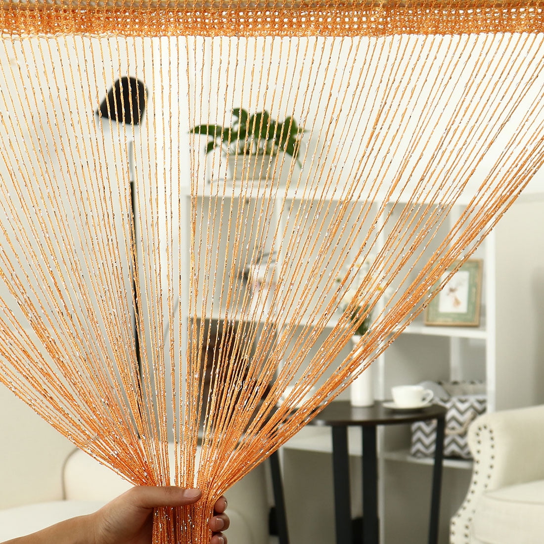 String Curtain Fringe Panel 39" x 79"(W*H) Bedroom Door Window Divider ...