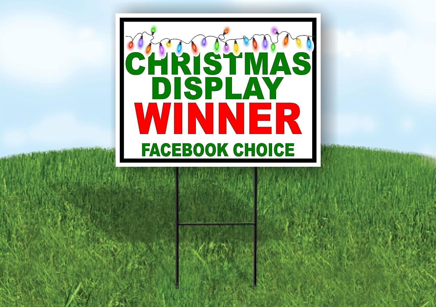 Work House Signs Double Sided Sign Christmas Display Winner Facebook ...