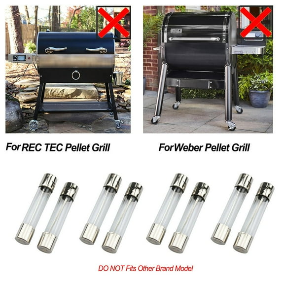 8-Pack Pellet Grill Fuse Replacement For Traeger Wood Pellet Grills ...