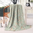 60x80 Inch Flannel Fleece Blanket for Men, Women & Kids, Soft ...
