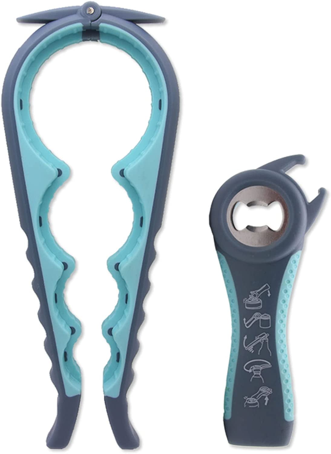 Jar Opener, Bottle Opener, Multi Kitchen Tool for Jelly Jars, Ketchup ...