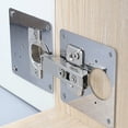 Heavy Duty Stainless Steel Cabinet Door Hinge Plate - Easy Install ...