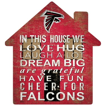 Fan Creations 7846139315 16 in. Atlanta Falcons Sign Door Hanger ...