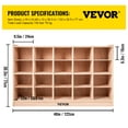 Free Shipping! VEVOR 20 Grids Classroom Storage Cabinet Preschool ...