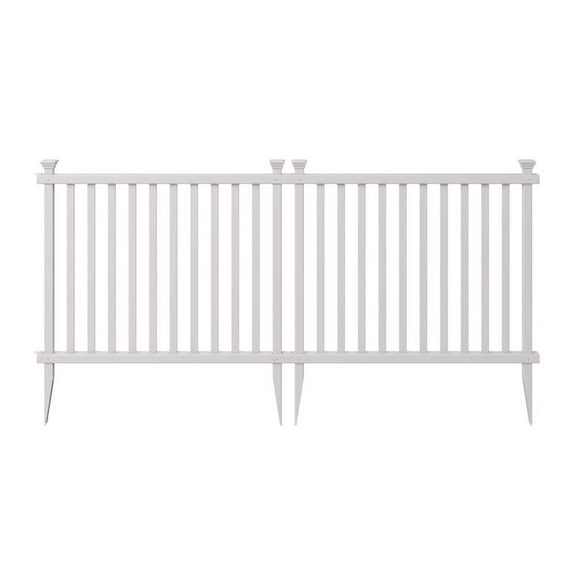 Xpanse Select 3ft High Vinyl Railing Kit for Deck, Balcony, Garden ...