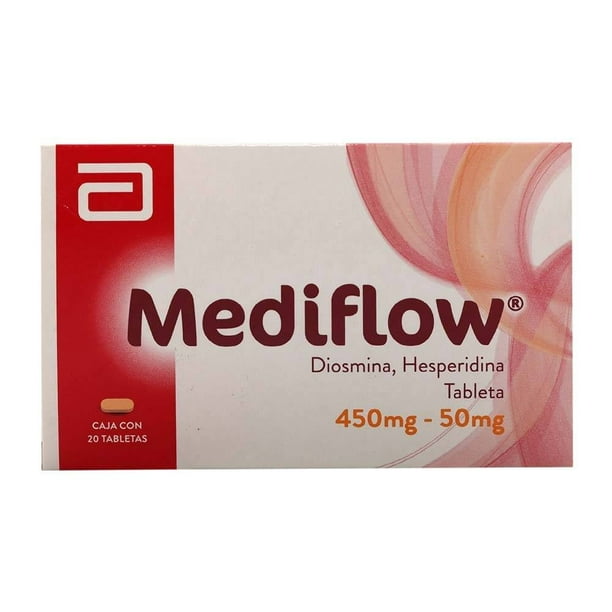 Mediflow 450 mg- 50 mg 20 tabletas | Walmart en línea
