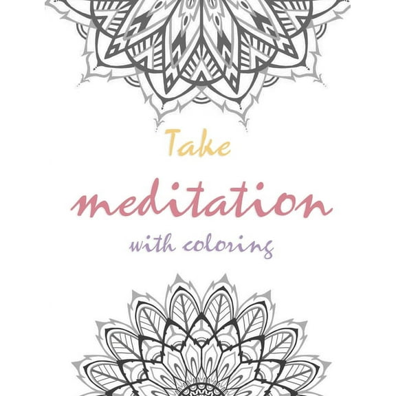 50 Beautiful Mandala Designs Adult Coloring Book Stress Relief ...