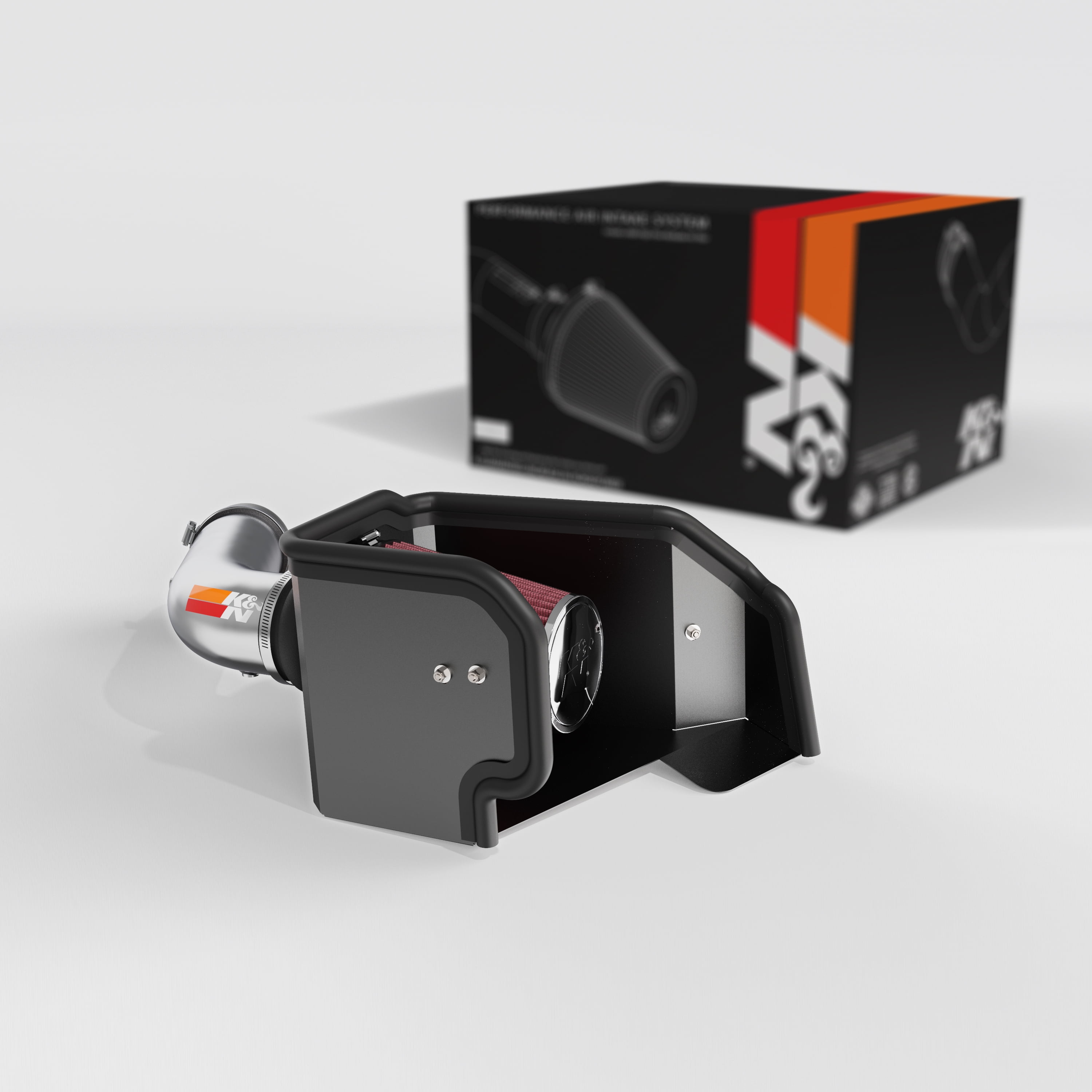 K&N Cold Air Intake Kit: High Performance, Guaranteed to Increase ...