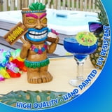 Darware Outdoor Solar Garden Tiki Statues (Set of 3); Lawn & Yard Decor ...