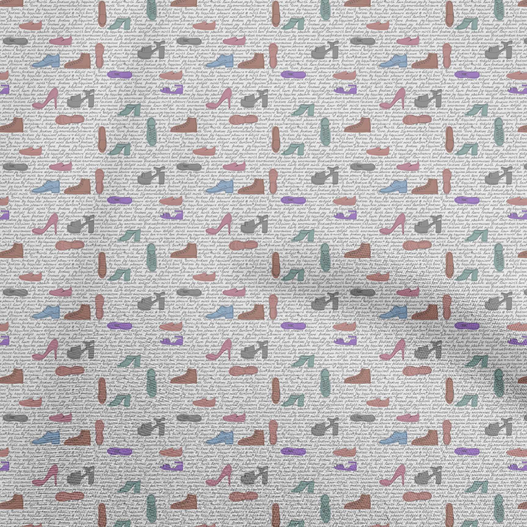 oneOone Cotton Silk Purple Fabric Travel Sewing Material Print Fabric ...